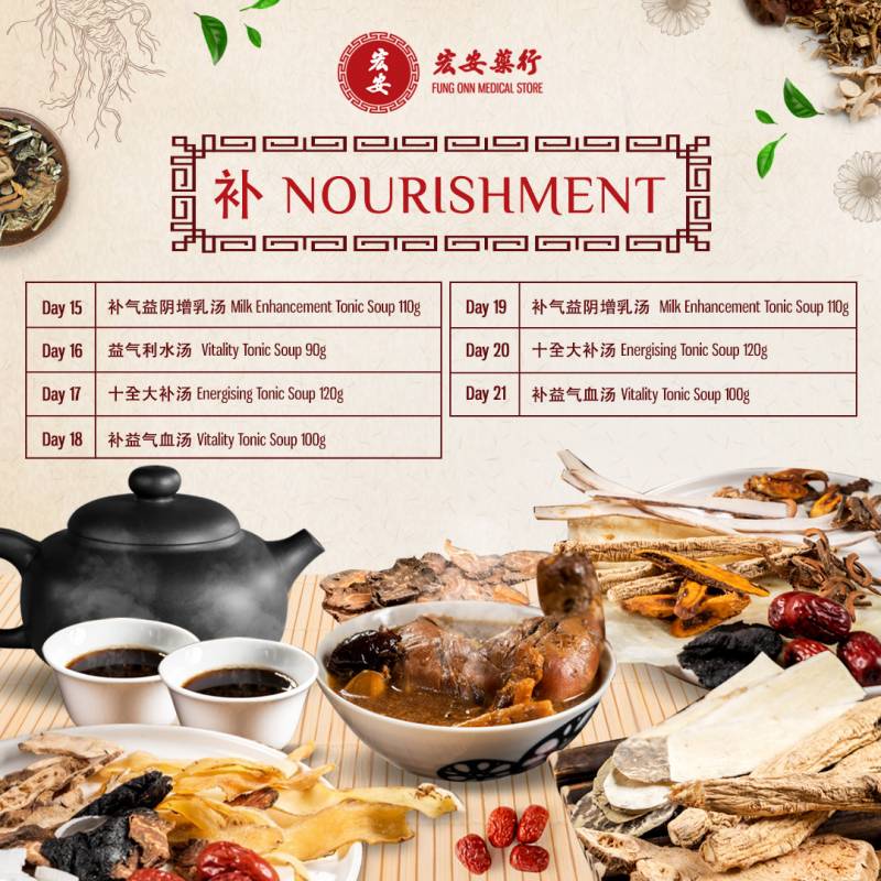 Confinement Herbal Soup for Postpartum Recovery – Lactation, Healing ...